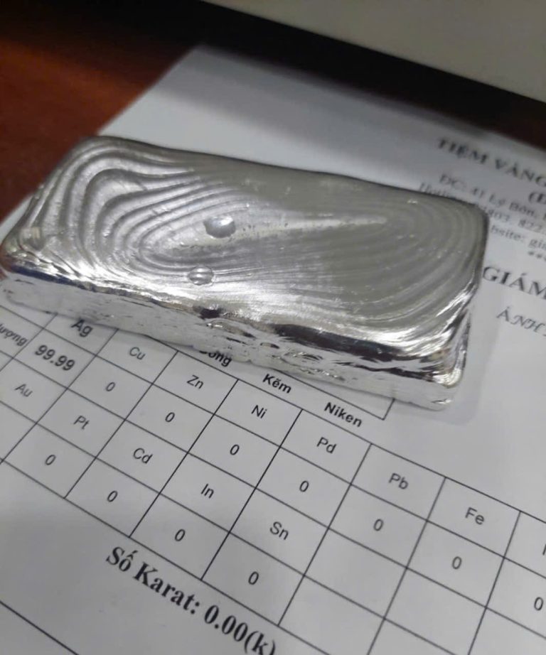 Bạc thỏi - Bạc miếng - Giá bạc hôm nay - Giá bạc ta - Trang sức bạc ...